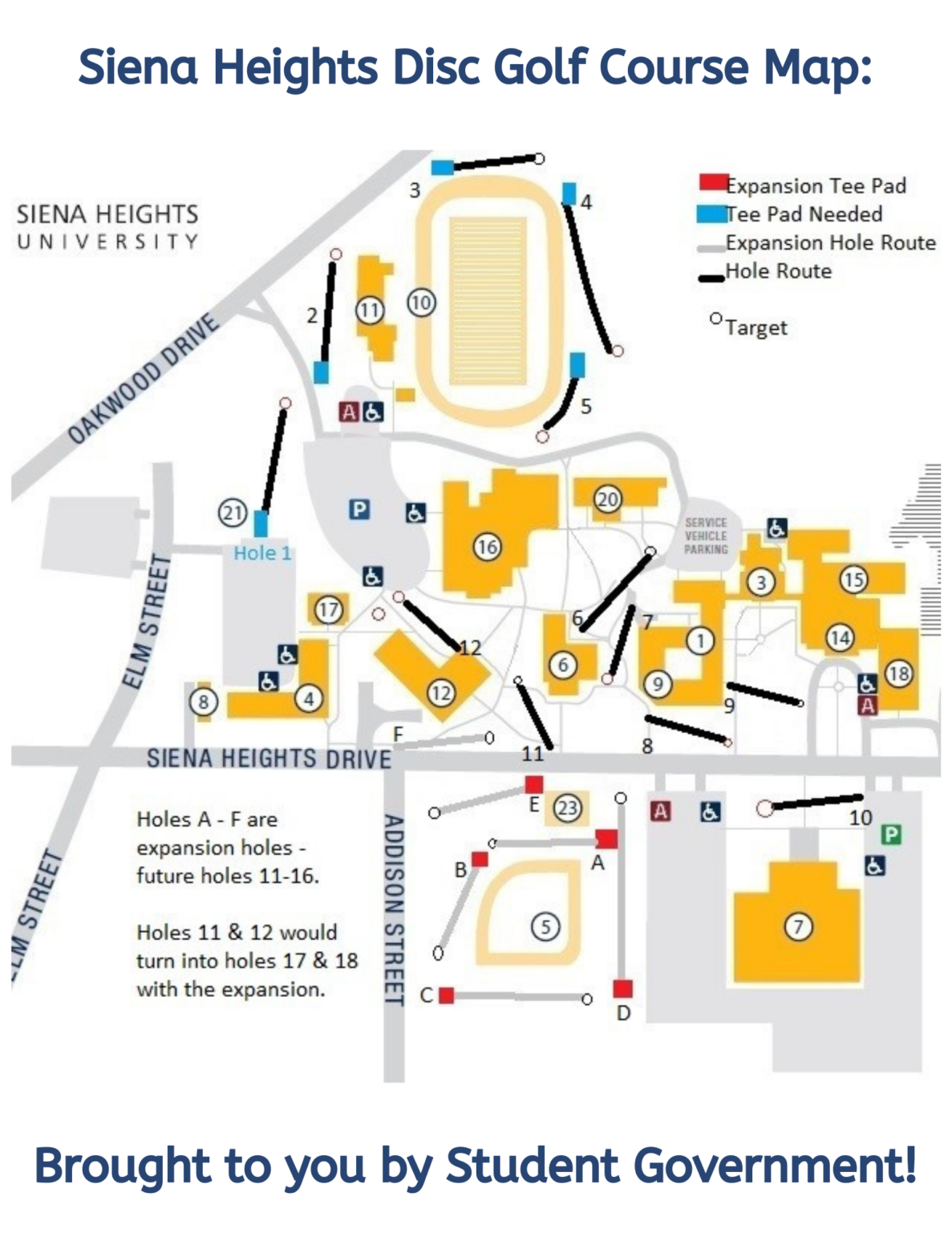 Siena Heights University Introduces Disc Golf Course on Campus – Siena ...